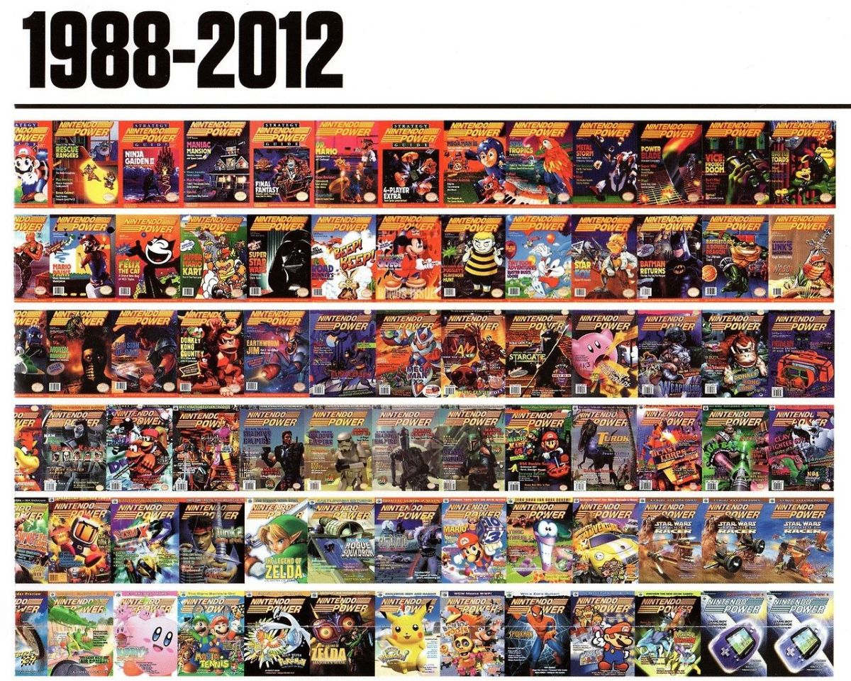 Rating Nintendo Power Covers – 80s Baby