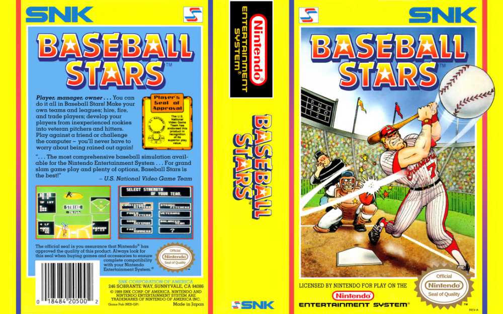 Greatest Nintendo Games of All Time (According to Me): Baseball Stars ...