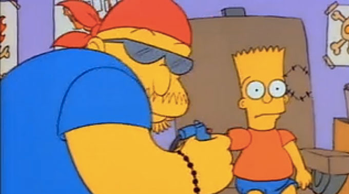 “Simpsons Roasting on an Open Fire” – 80s Baby